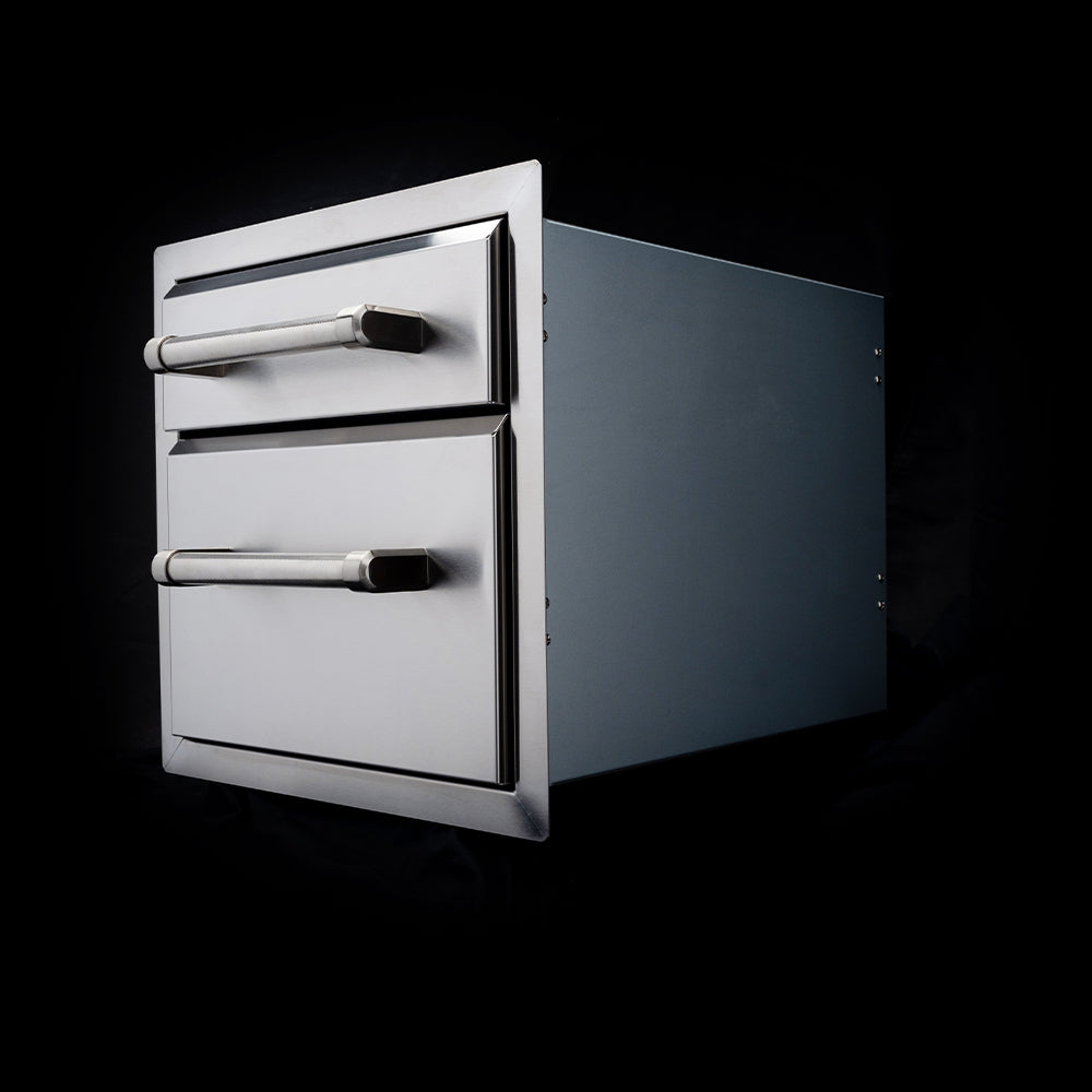 Built-in Vertical Double Drawers (5” / 10”) – Spire