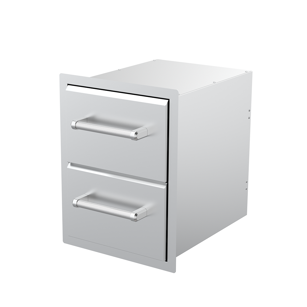 Built-in Vertical Double Drawers (10” / 10”) – Spire
