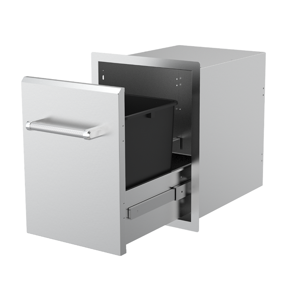 Built-in Roll-Out Trash Can – Spire